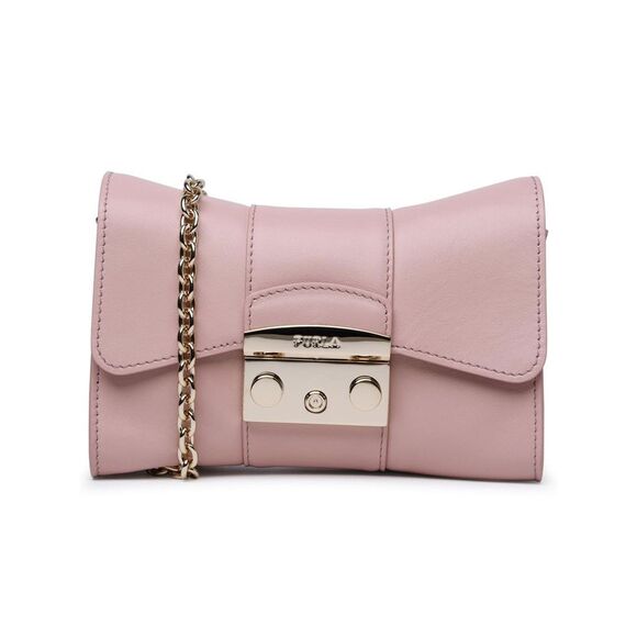 Furla | Bags | Furla Metropolis Remix Mini Bag In Pink Calf Leather ...